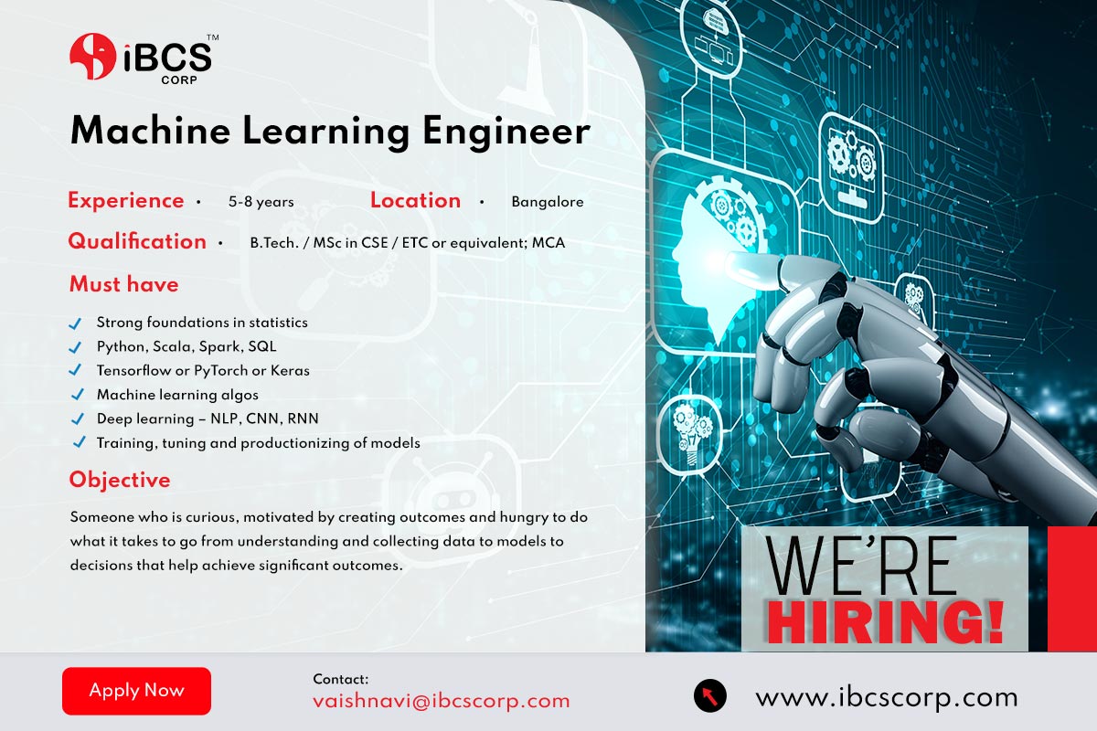 Machine Learning Engineer | ibcscorp.com
